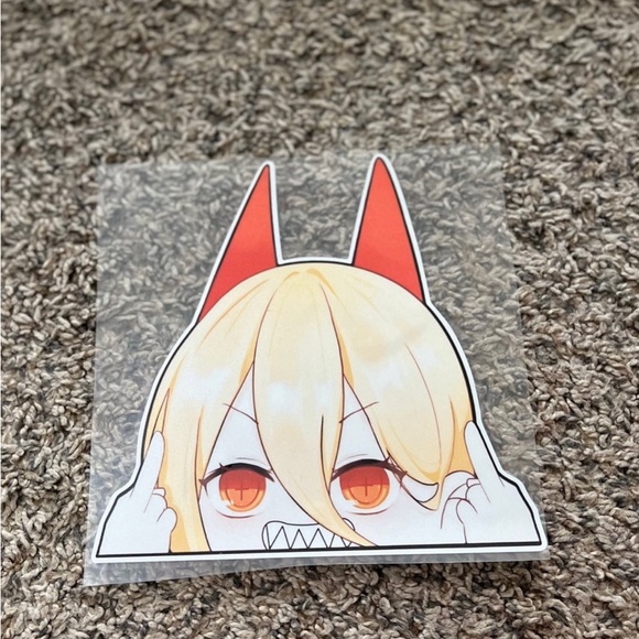 No Brand | Accessories | Chainsaw Man Car Sticker Japanese Anime | Poshmark